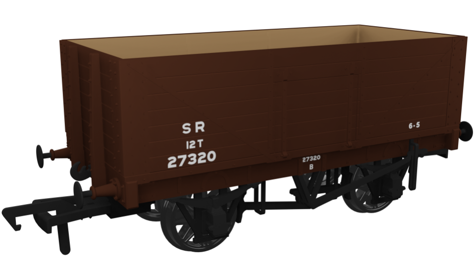 Rapido Trains UK LBSCR 12T 7 Plank Coal Wagon SR Dia 1373 SR post Rapido Trains UK LBSCR 12T 7 Plank Coal Wagon SR Dia 1373 SR post