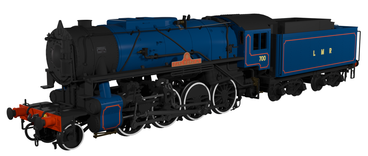 Rapido Trains UK 926005 USATC S160 2-8-0 Major General Carl R Gray Jr LMR Blue No.700 Steam Lo ...