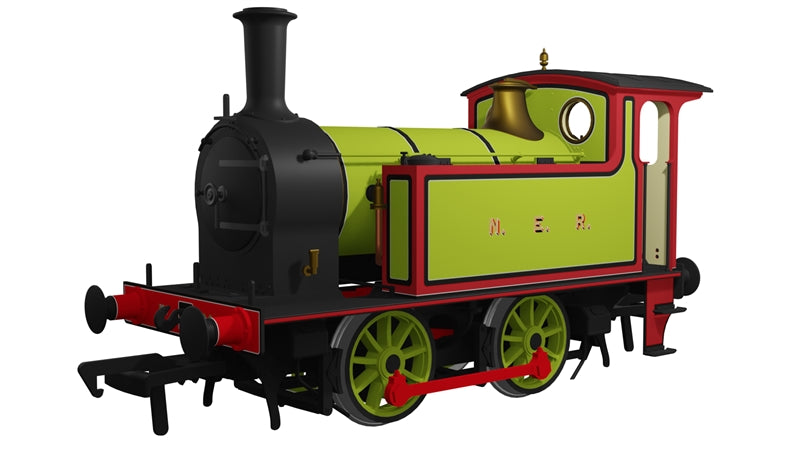 Rapido Trains UK NER H Class - No.24, NER Saxony Green Livery (1888) Steam Locomotive – Rails of ...