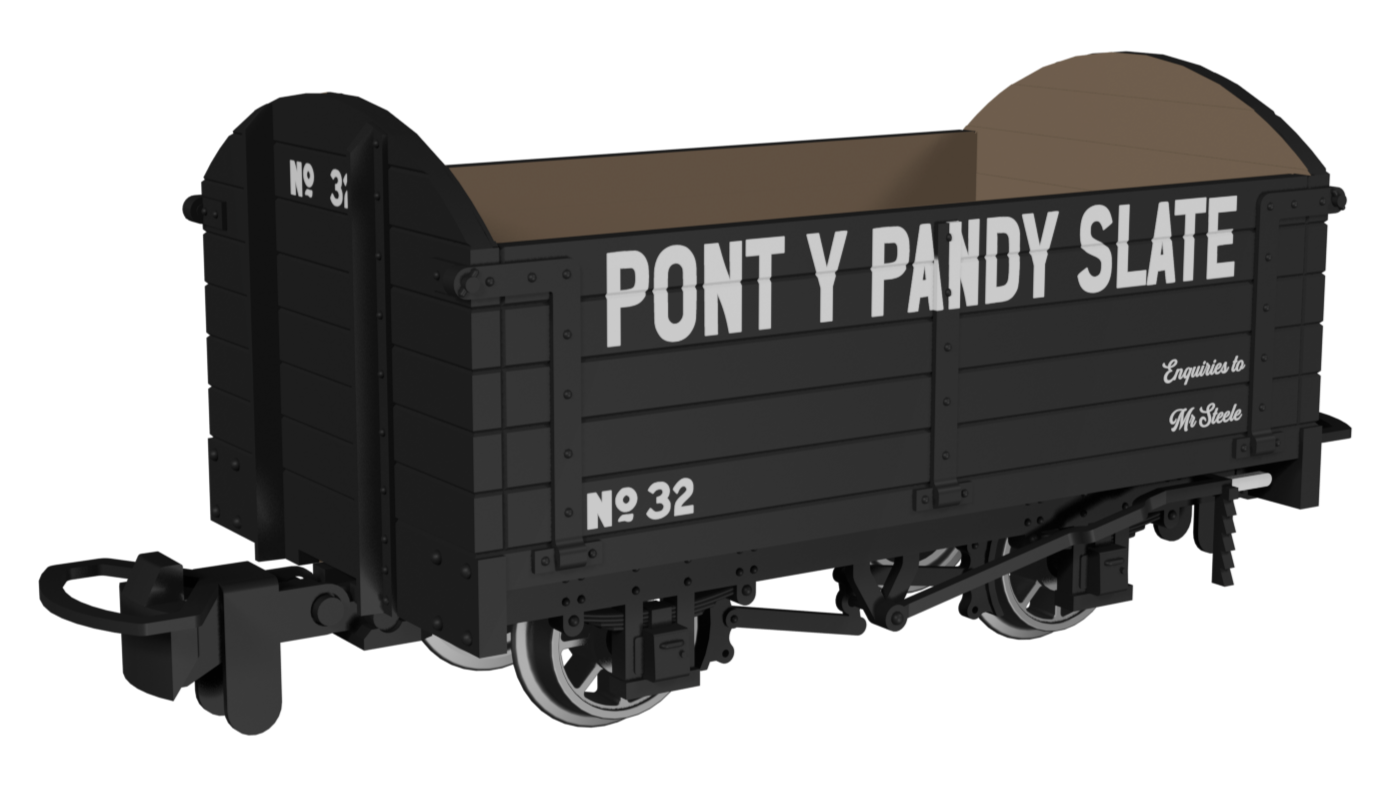 Rapido Trains UK 990007 Dropside Open - Pont y Pandy Slate – Rails