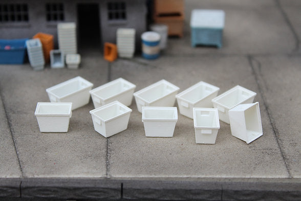 Goodwood Scenics BS6006 Fishing Net Tubs Small and Medium - – Rails