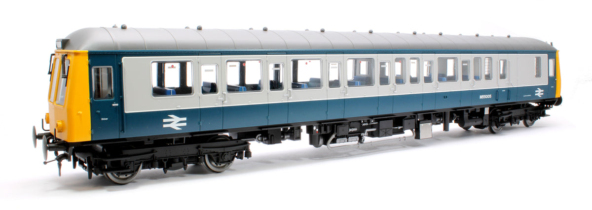 Dapol 7D-015-008 Class 122 M55005 Blue/Grey Single Car DMU – Rails of Sheffield