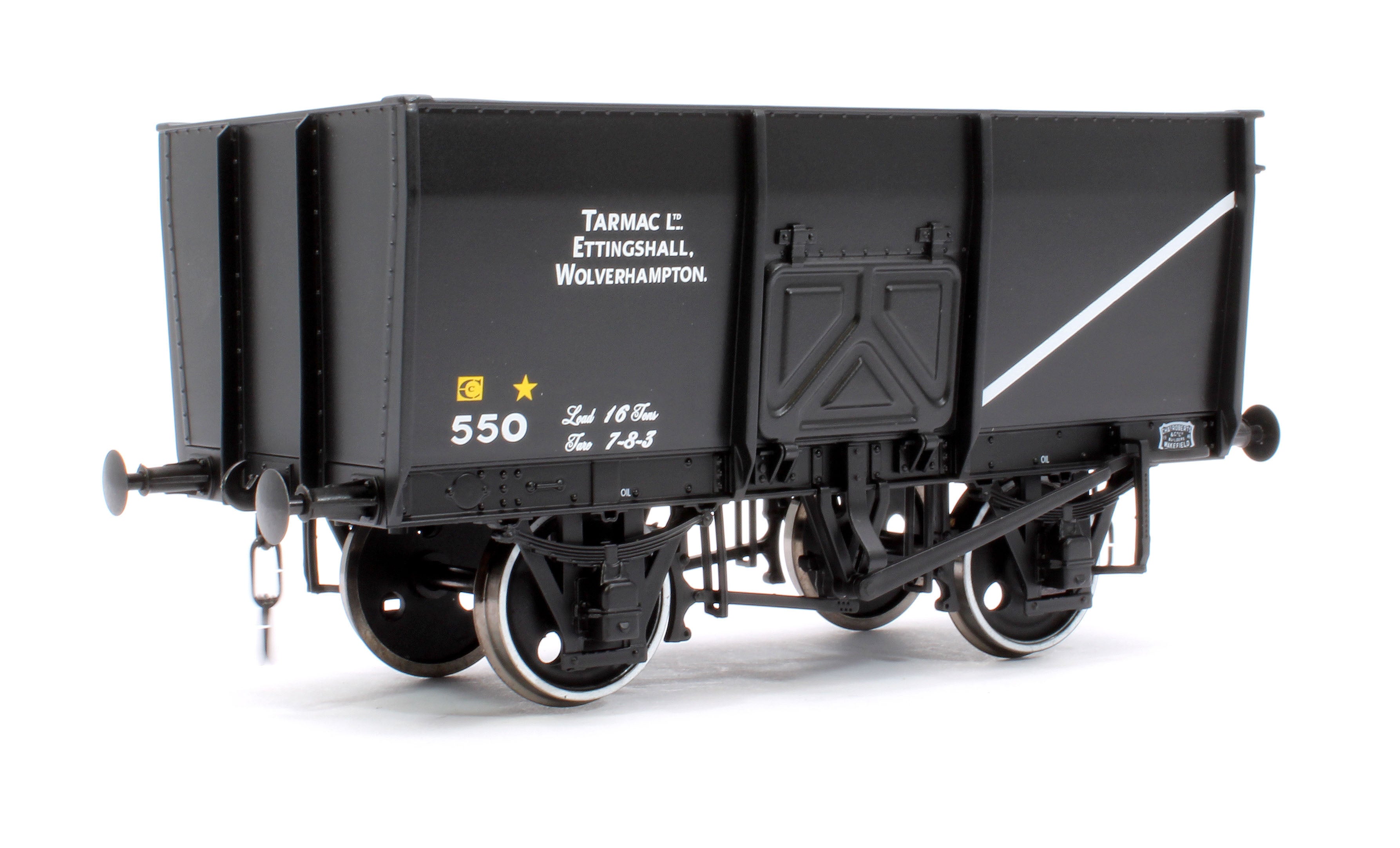 Dapol 7F-041-006 14T Slope Sided Mineral Wagon Black 550 – Rails