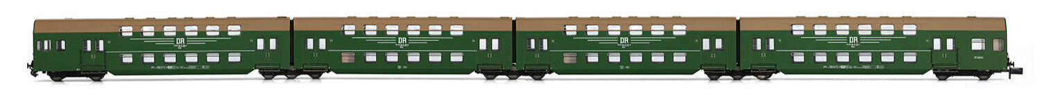 Arnold HN4472 DR DBv Bi-Level Coach Set (4) IV – Rails