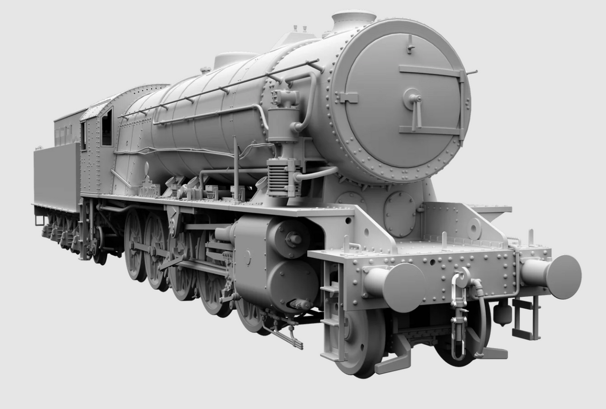 Clark Railworks C1005Z WD Austerity 2-10-0 'The Royal Norfolk Reg' BR Black Early Crest No.90 ...