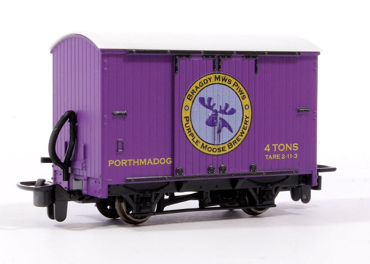 Peco GR-906 G.L.T. "Purple Moose Brewery" Lynton & Barnstaple Box Van – Rails of Sheffield