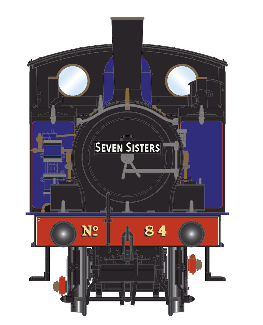 Accurascale ACC2439-DCC GER Class J67 'Buckjumper' GER Ultramarine 0-6-0 Tank Locomotive No.84 ...