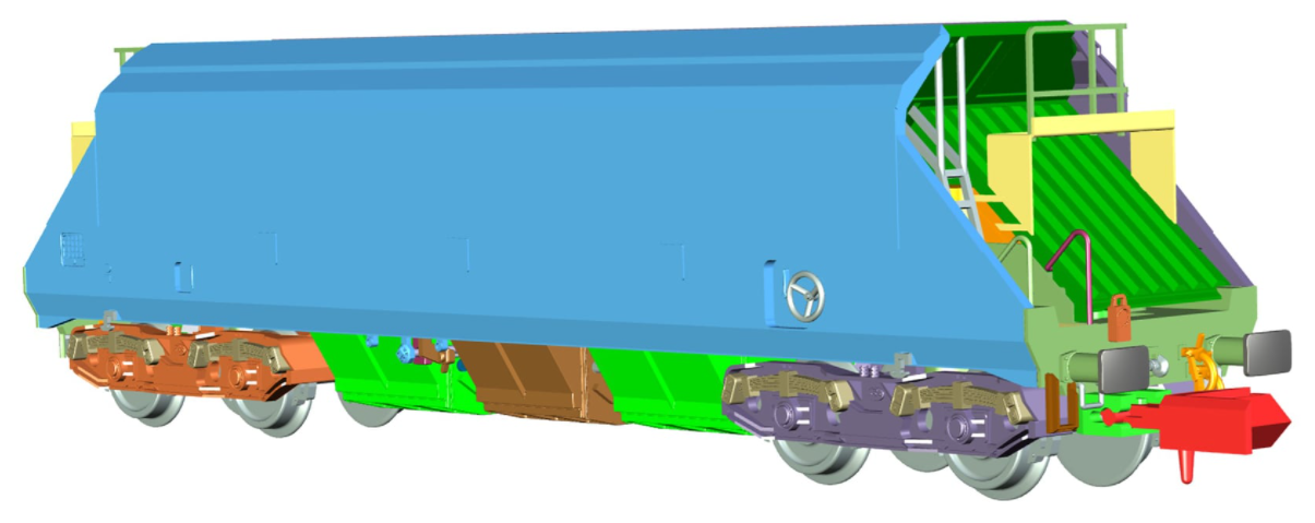 N Gauge O & K JHA Hoppers – Rails