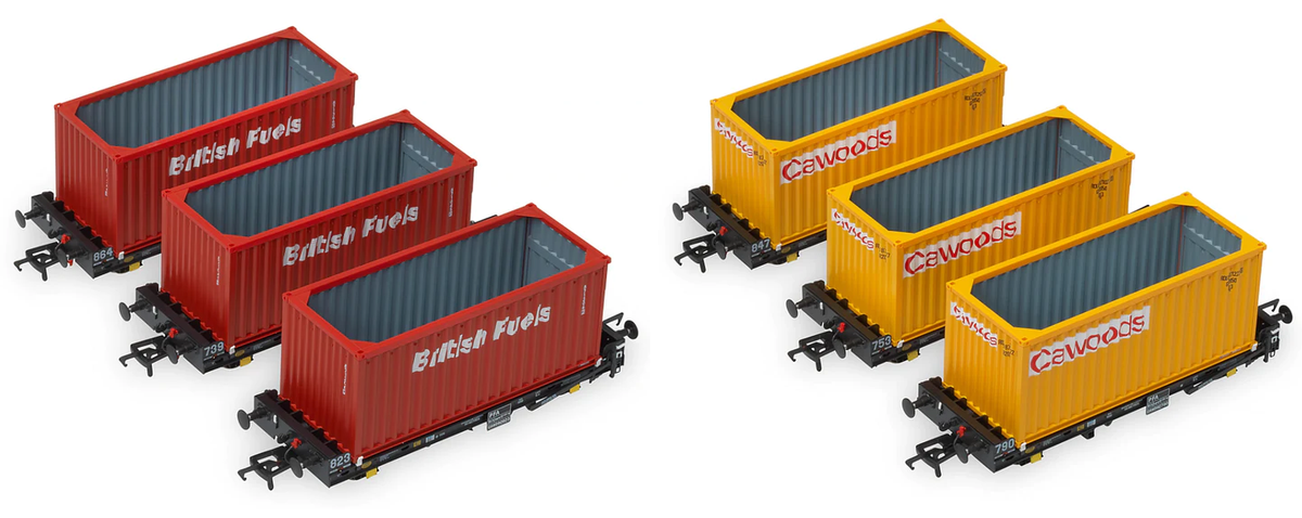 PFA 2 Axle Container Flat Wagons Arrive! – Rails of Sheffield