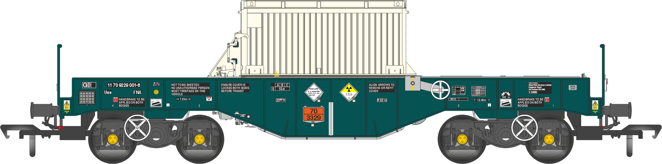 Revolution Trains Announce New FNA-D Nuclear Flask Carriers – Rails
