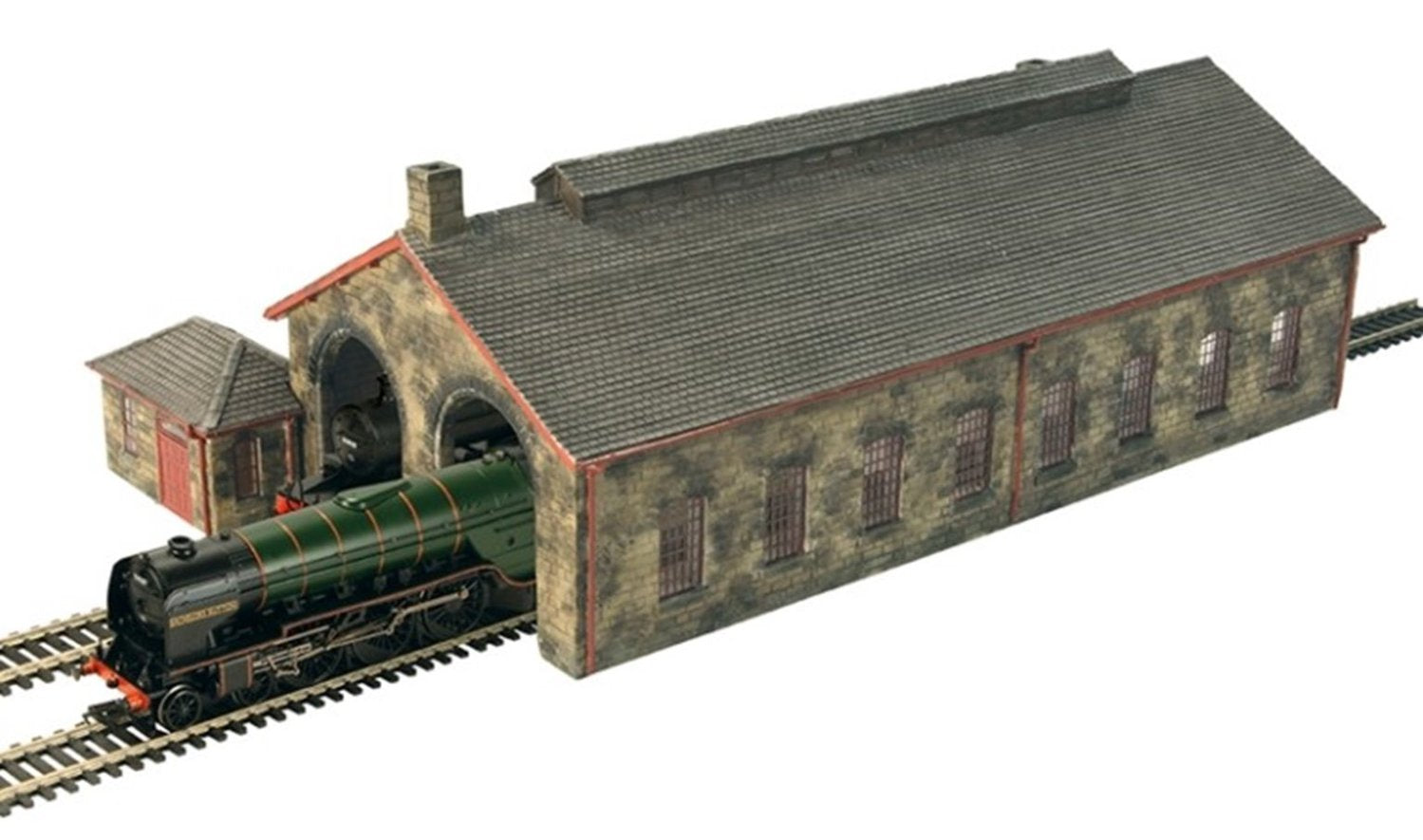 Two Road Stone Engine Shed – Rails