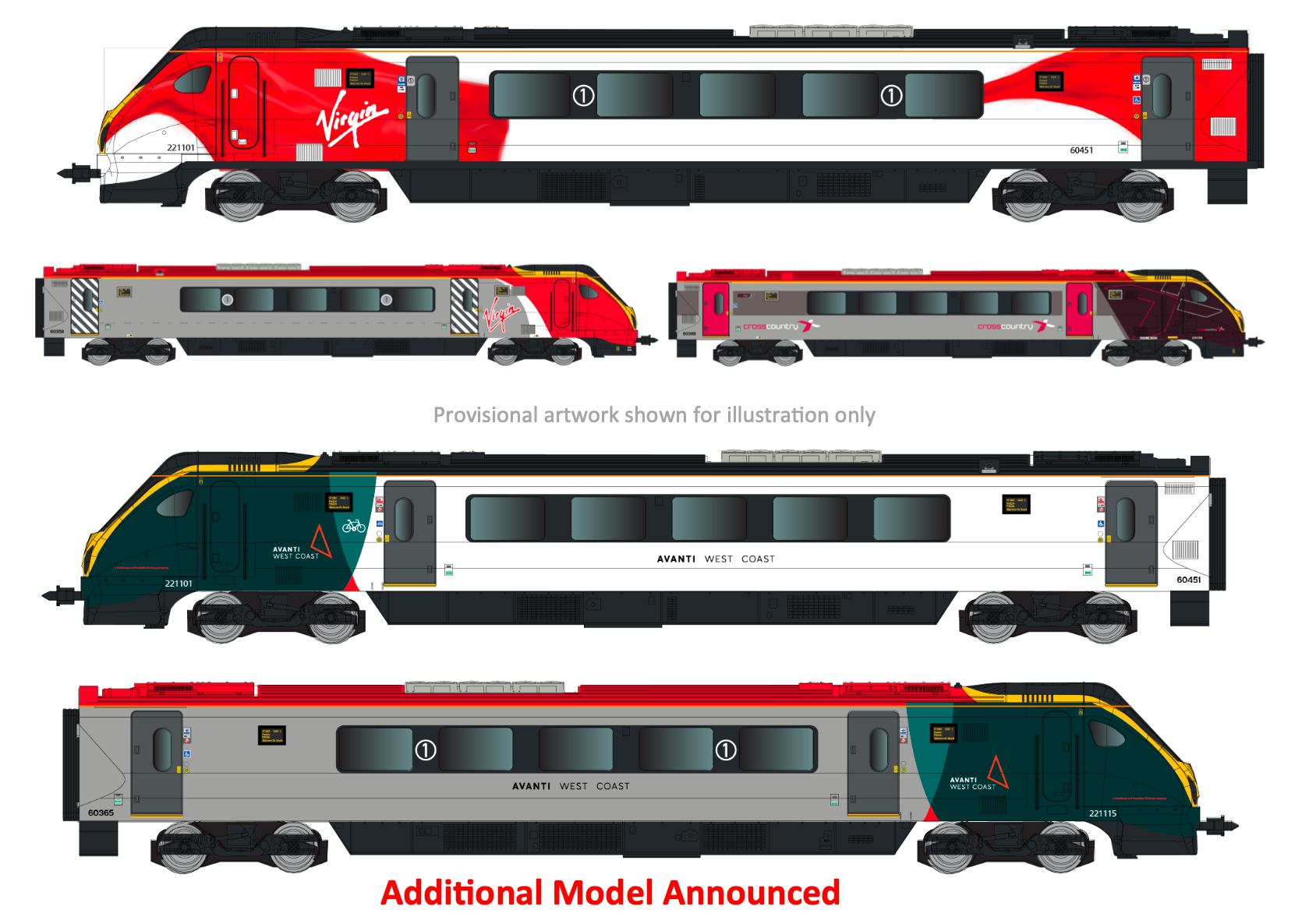 Class 221 Super Voyager – Rails