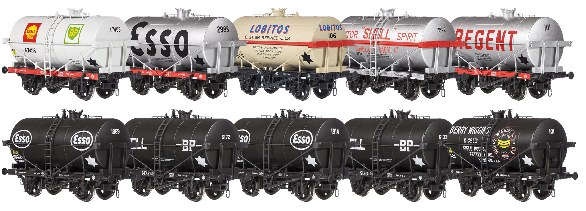 🛢️ Dapol OO 14t Tanker Production Samples – Rails