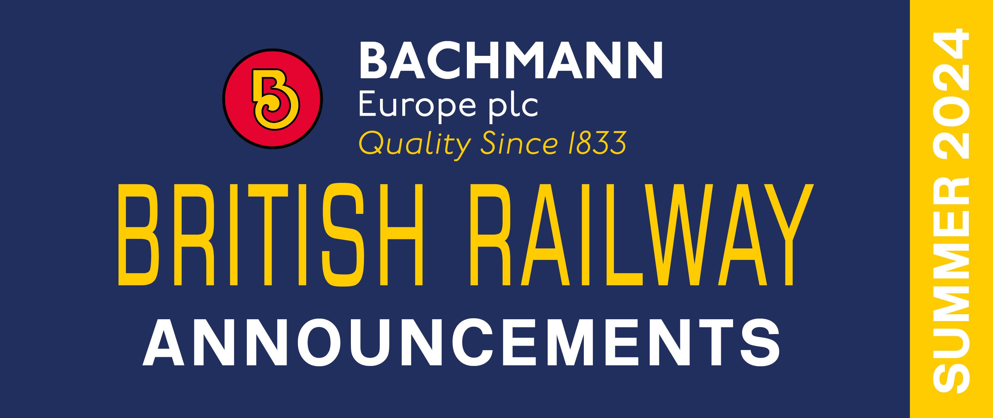🎉 Bachmann Summer 2024 Announcements Revealed – Rails