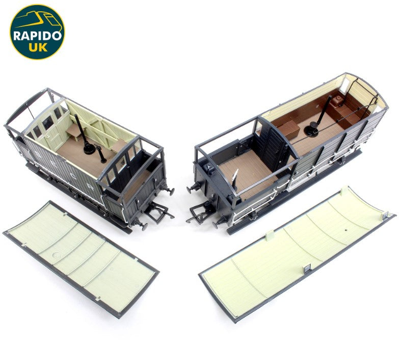 SECR and GWR Brake Van samples – Rails of Sheffield