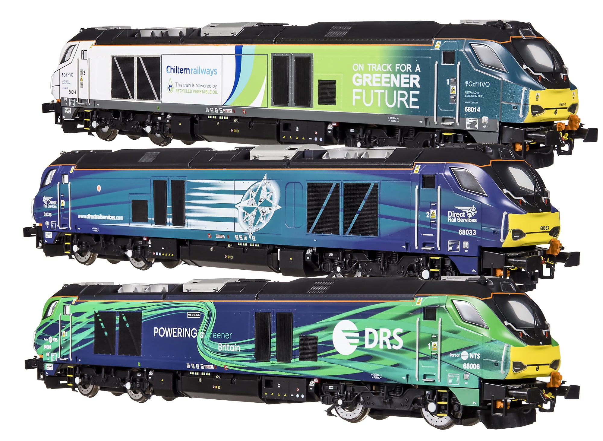 New Class 68 Decorated Samples – Rails