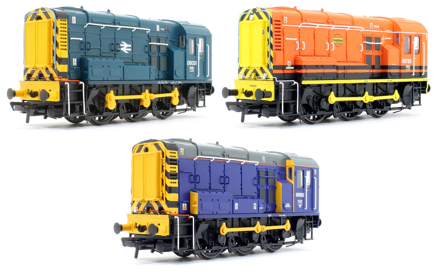NEW OO Gauge Class 08 Diesel Shunters – Rails