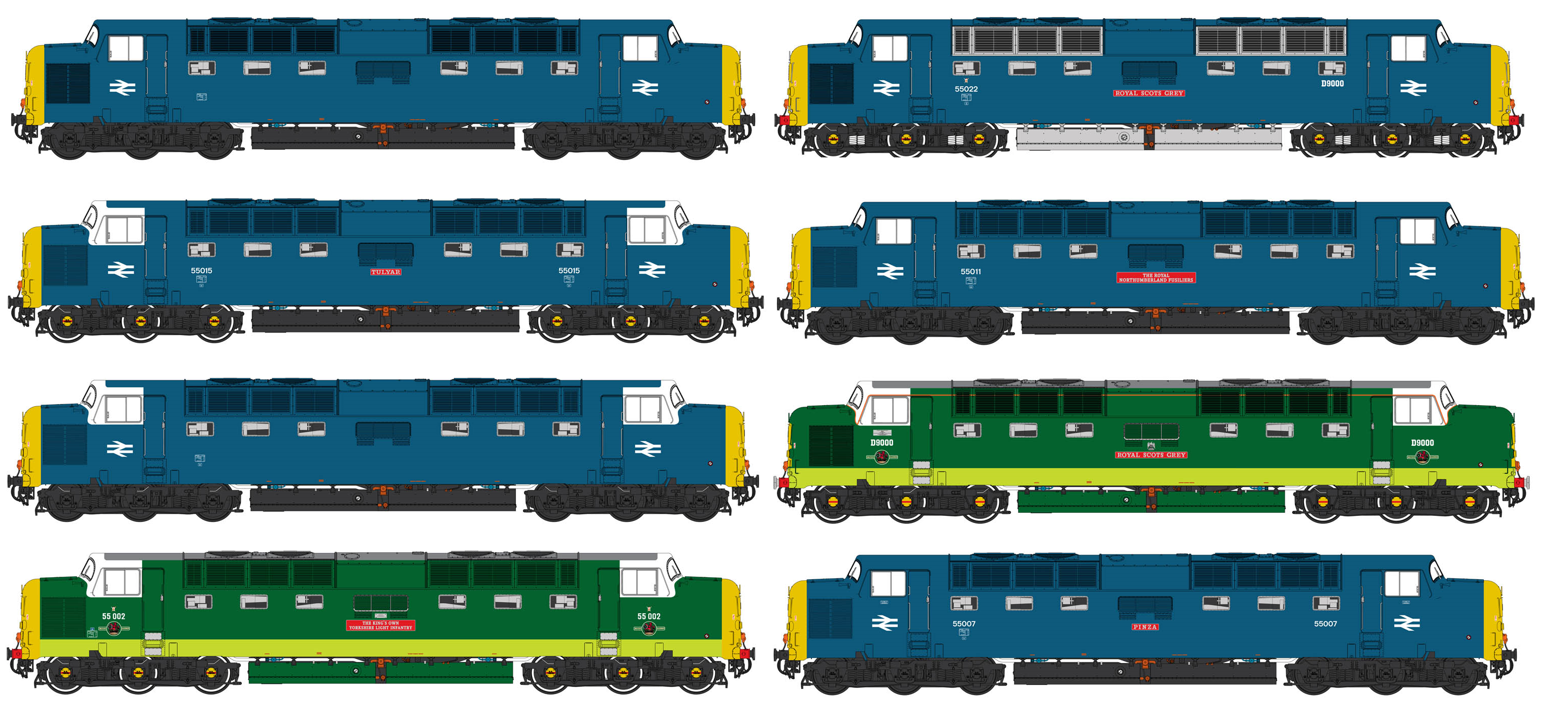 Heljan O Gauge Class 55 Deltic – Rails