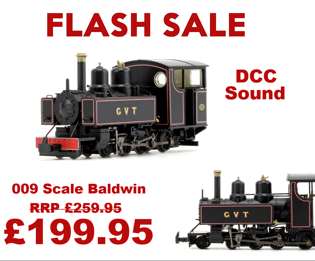 ⛔ FLASH SALE! Bachmann 009 Baldwin DCC Sound! – Rails of Sheffield