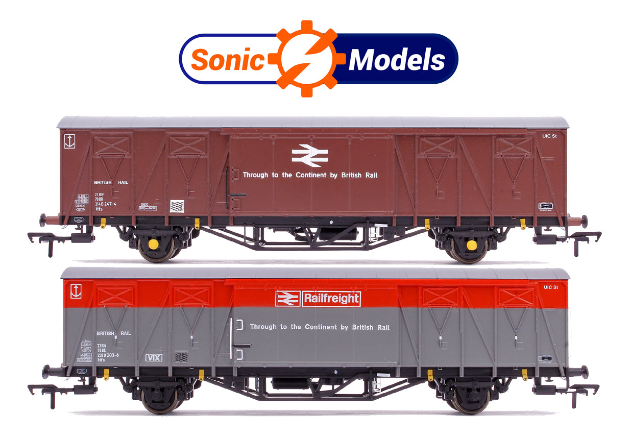 Sonic Models OO VIX Ferry Vans – Rails
