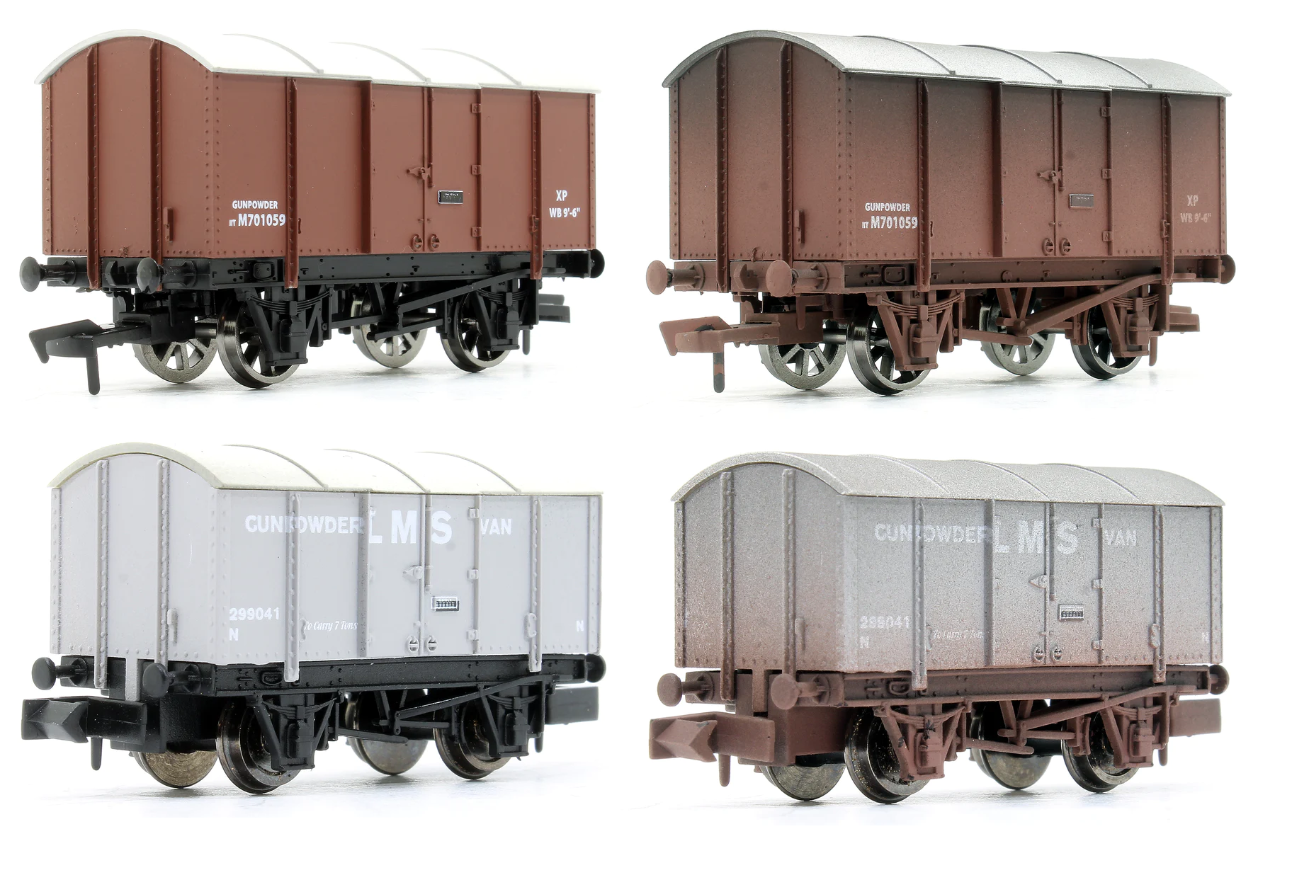 NEW Dapol Gunpowder Vans – Rails