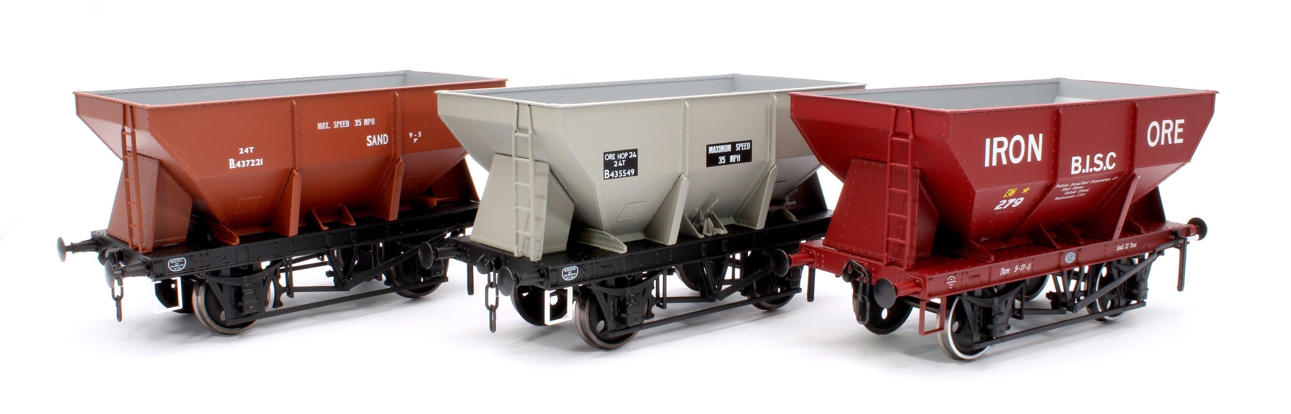 🛤️ Dapol O Gauge 24 Ton Steel Ore Hoppers In Stock – Rails