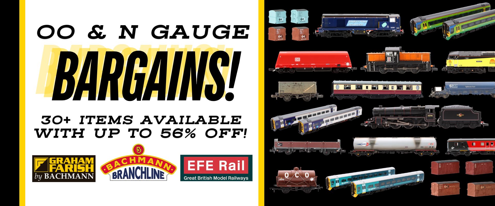 🤩 Up to 56% off these 30+ Bachmann, EFE & Farish Items – Rails