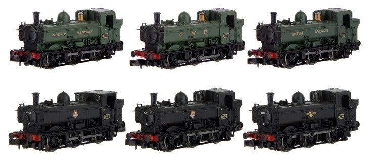 NEW N Gauge GWR 57XX 0-6-0 Pannier Tanks – Rails of Sheffield