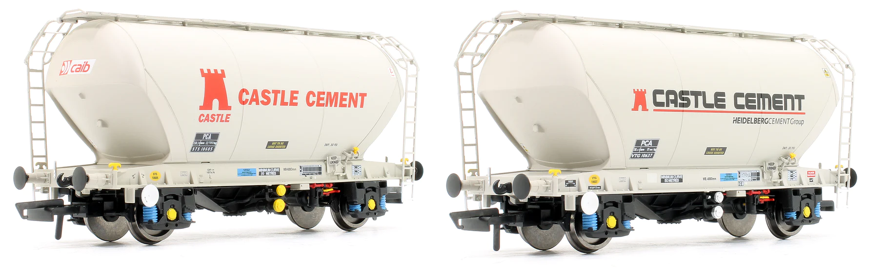 Accurascale OO Gauge PCA VTG Castle Cement Triple Packs – Rails