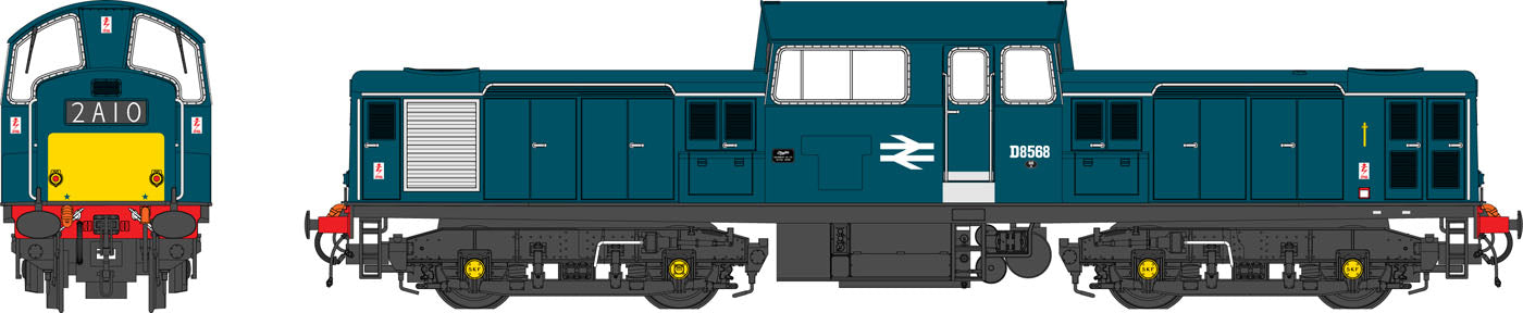 Heljan OO Class 17 – Rails