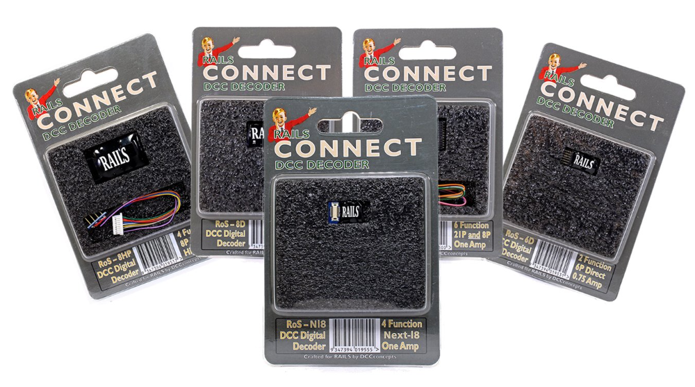 Rails Connect DCC Decoders
