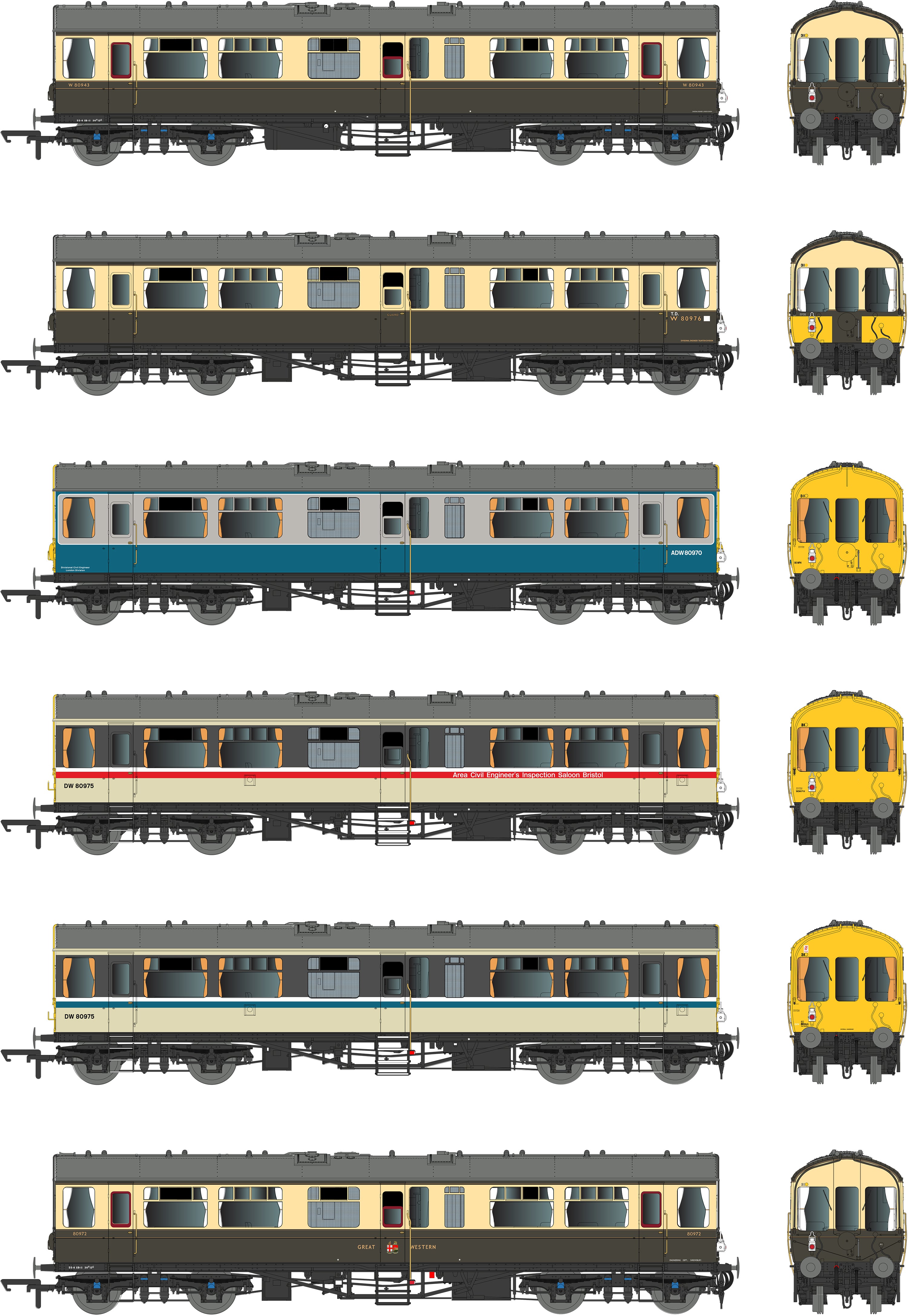 Q13 Inspection Saloon – Rails