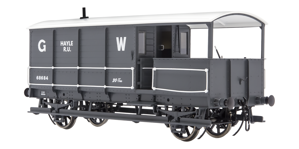 Dapol 7F-300-002 Great Western Toad Brake Van Diagram AA15 Grey 68684 ...