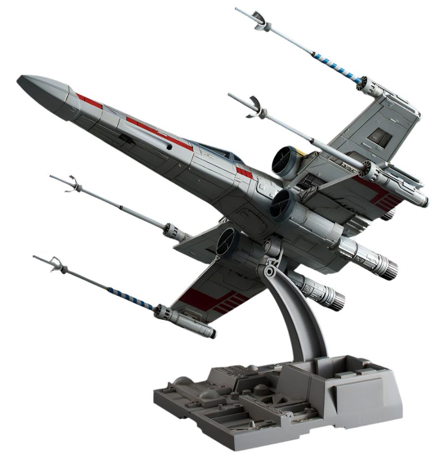 Revell 01200 Bandai Star Wars X-Wing Starfighter (1:72 Scale) – Rails