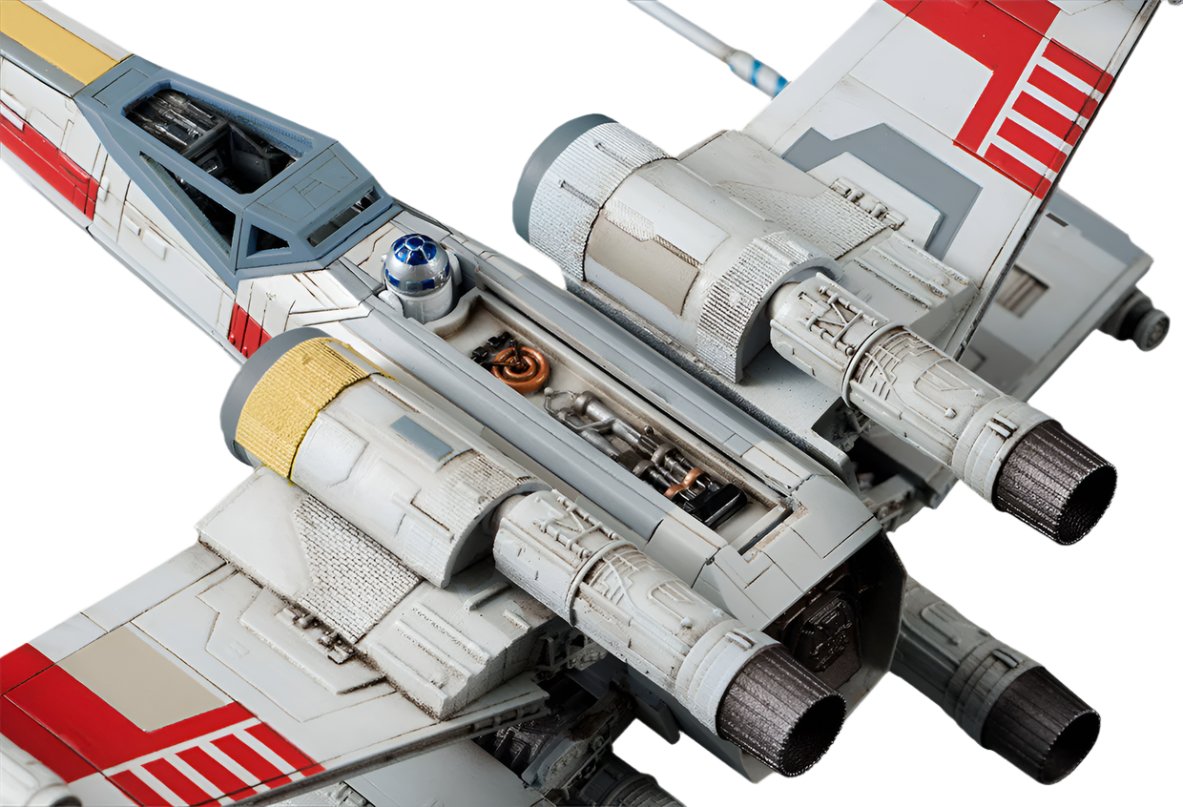 Revell 01200 Bandai Star Wars X-Wing Starfighter (1:72 Scale) – Rails