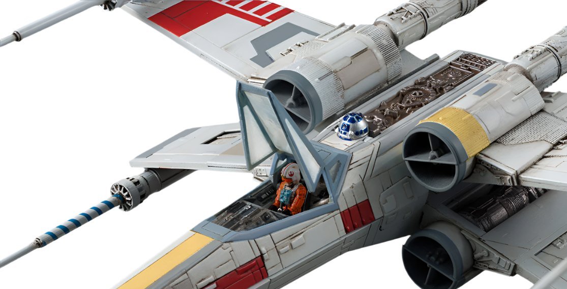 Revell 01200 Bandai Star Wars X-Wing Starfighter (1:72 Scale) – Rails
