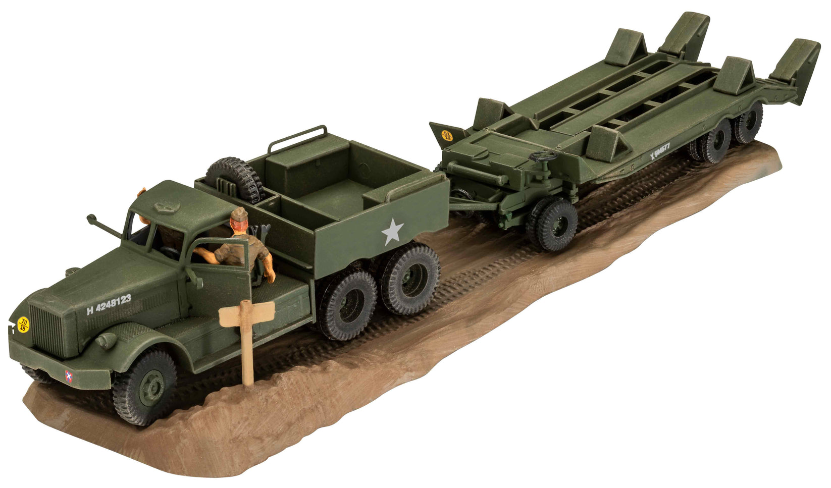 Revell 03364 M19 Tank Transporter Model Kit – Rails