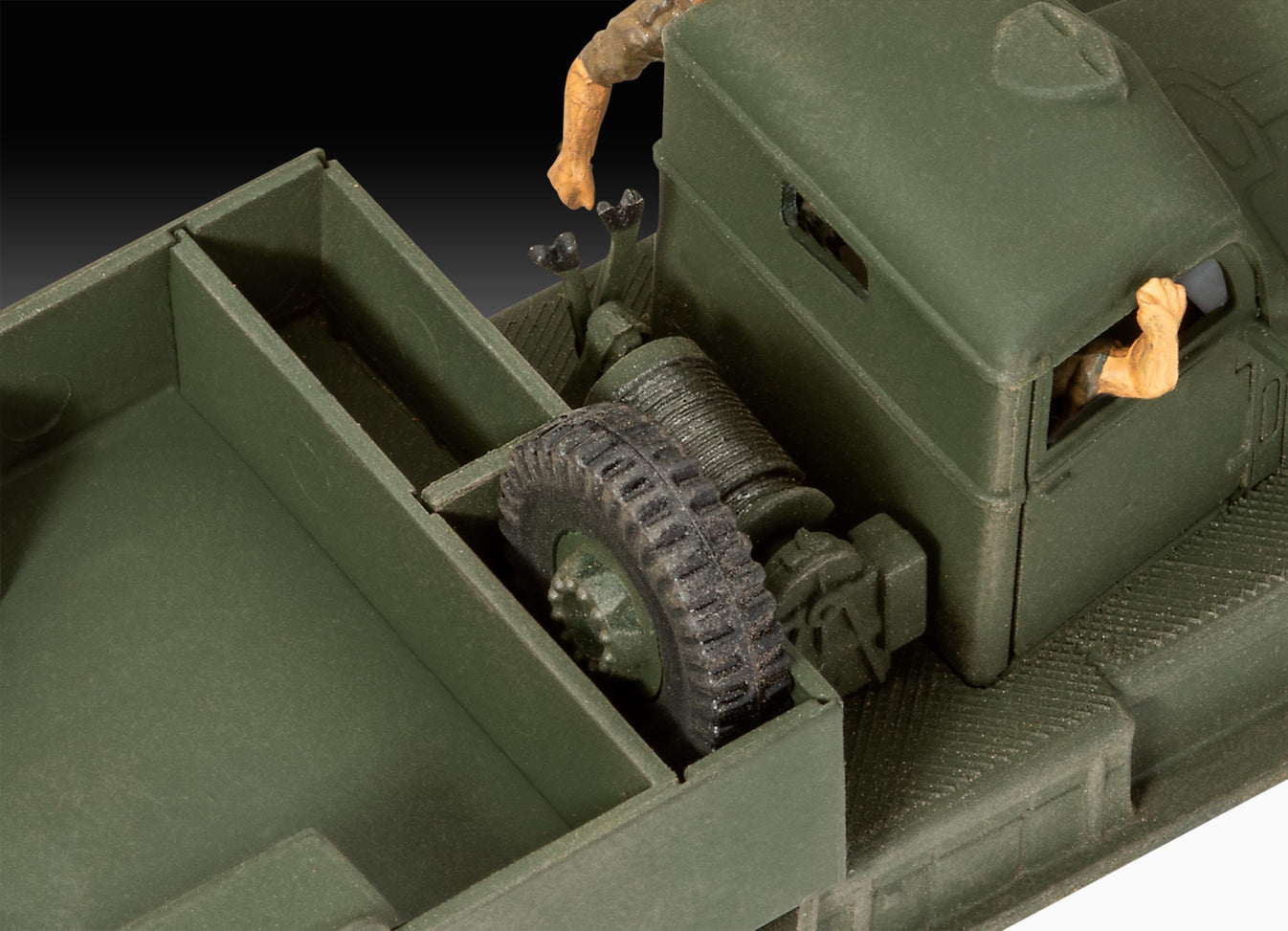 Revell 03364 M19 Tank Transporter Model Kit – Rails
