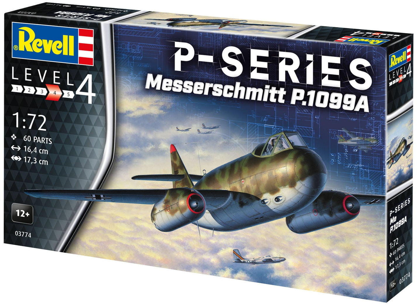 Revell Messerschmitt P.1099A - P-Series Model Kit – Rails of Sheffield