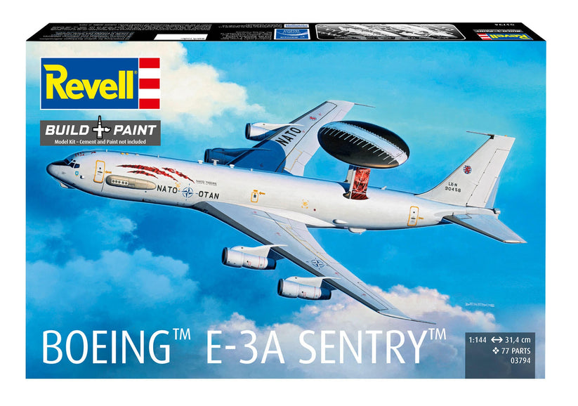 Revell 03794 Boeing E-3A Sentry Model Kit – Rails