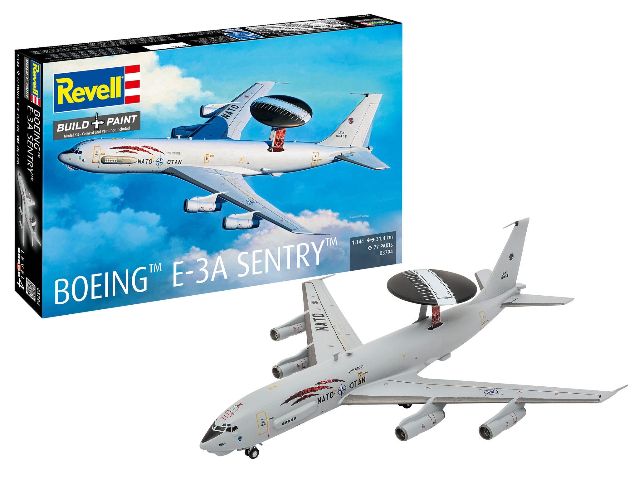 Revell 03794 Boeing E-3A Sentry Model Kit – Rails