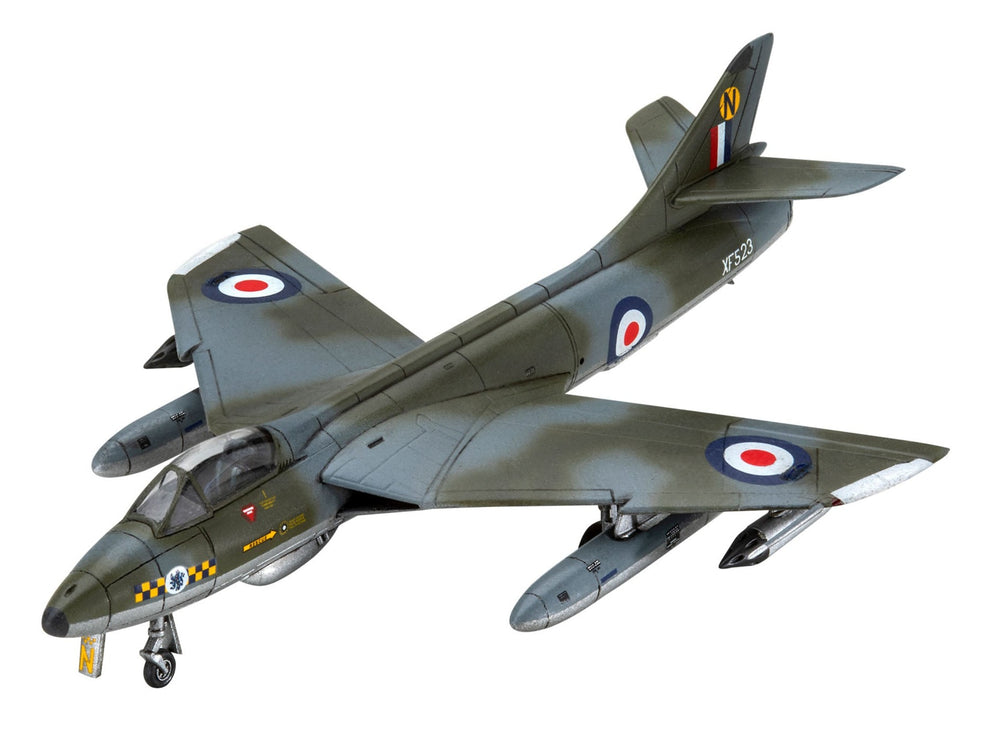Revell 03833 British Hawker Hunter FGA.9 (1:144 Scale) Model – Rails