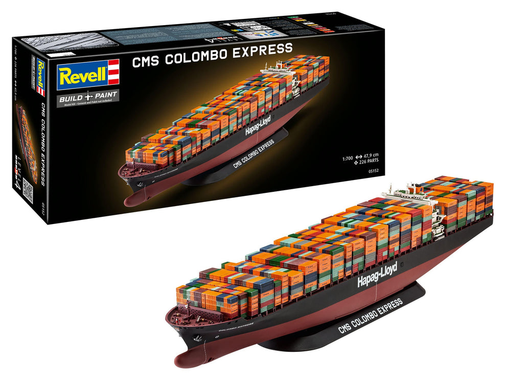 Revell 05152 Container Ship "Colombo Express" Model – Rails