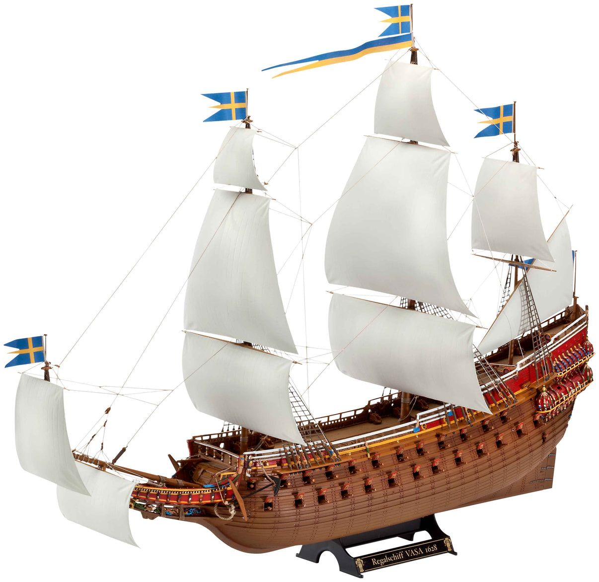 Revell 05414 Swedish Regal Warship "Vasa" Model Kit – Rails