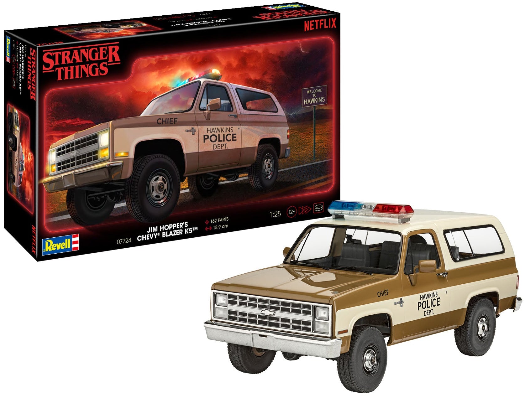 Revell 1985 Chevrolet K5 Blazer: Stranger Things Model Kit – Rails of ...