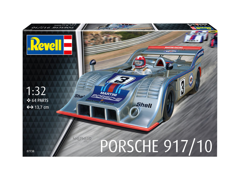 Revell 07738 Porsche 917 Model Kit – Rails