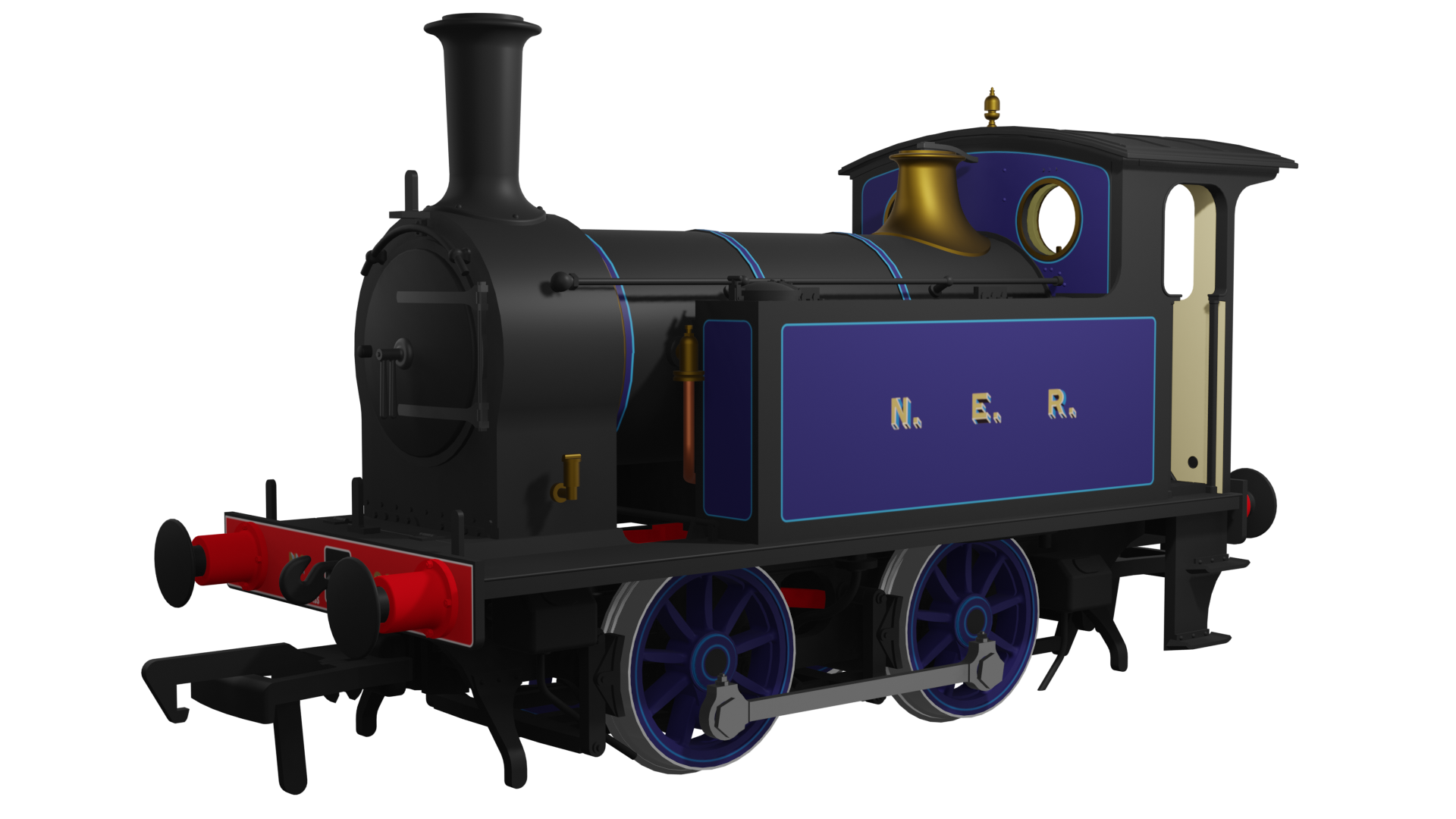 Rapido Trains UK NER H Class No.898 NER Blue 0-4-0T Steam Locomotive ...