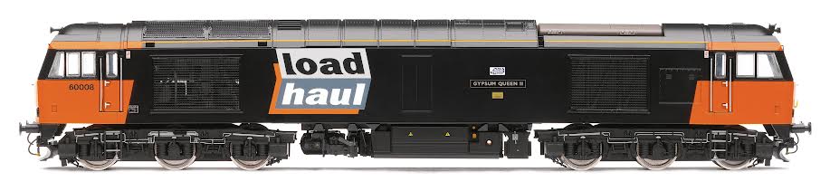 Hornby Loadhaul Class 60 Co-Co 60008 Gypsum Queen II Diesel Locomotive ...