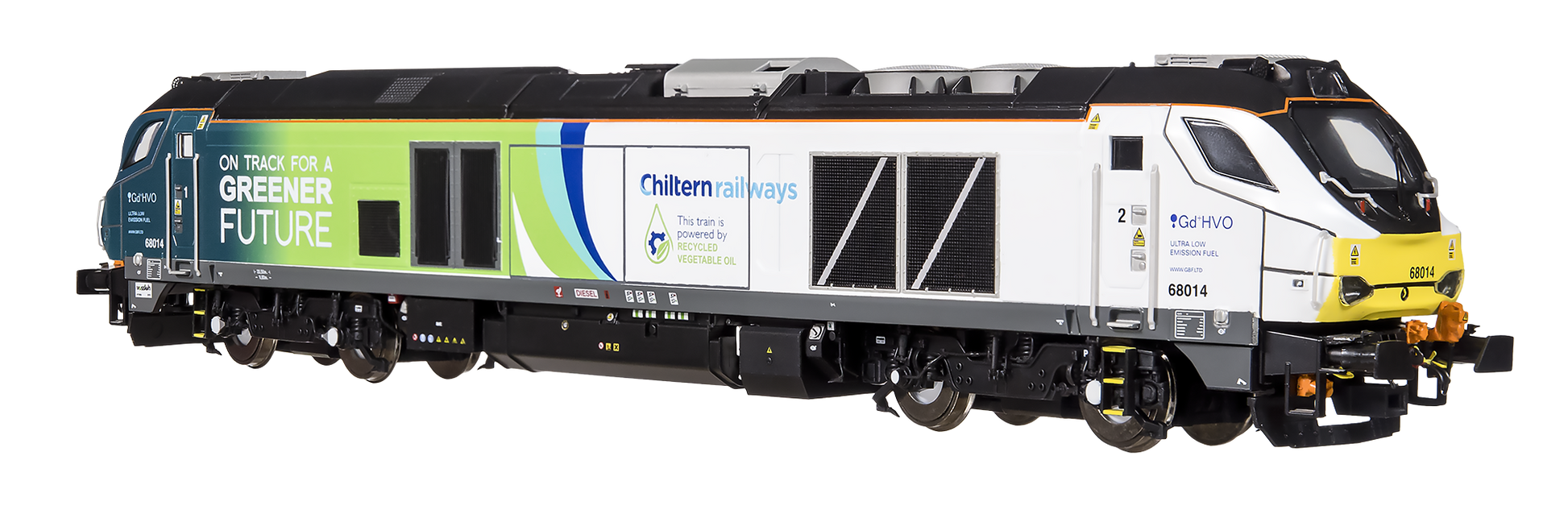 Dapol Class 68 68014 Chiltern Green Bio Fuel Livery Diesel Locomotive ...