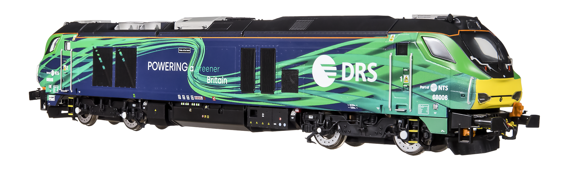 Dapol Class 68 "Pride of the North" 68006 DRS/NTS Green Diesel ...